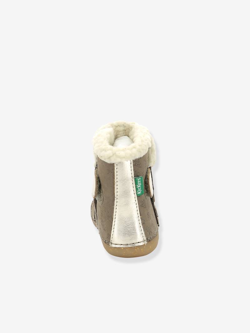 Leren enkellaarsjes voor babymeisjes So Windy KICKERS® 1ste stapjes ...